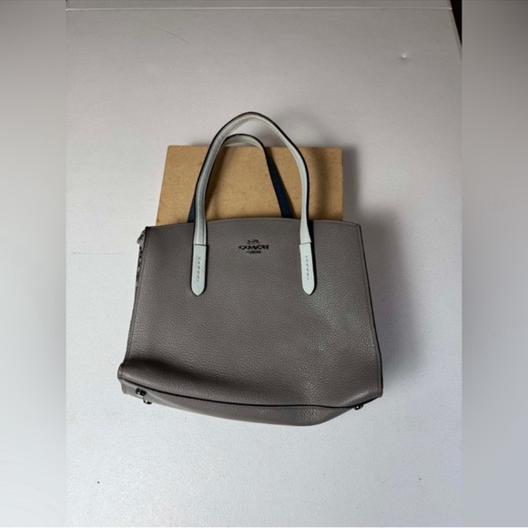 Coach | Bags | Coach Colorblocked Charlie Carryall Purse Damage | Poshmark